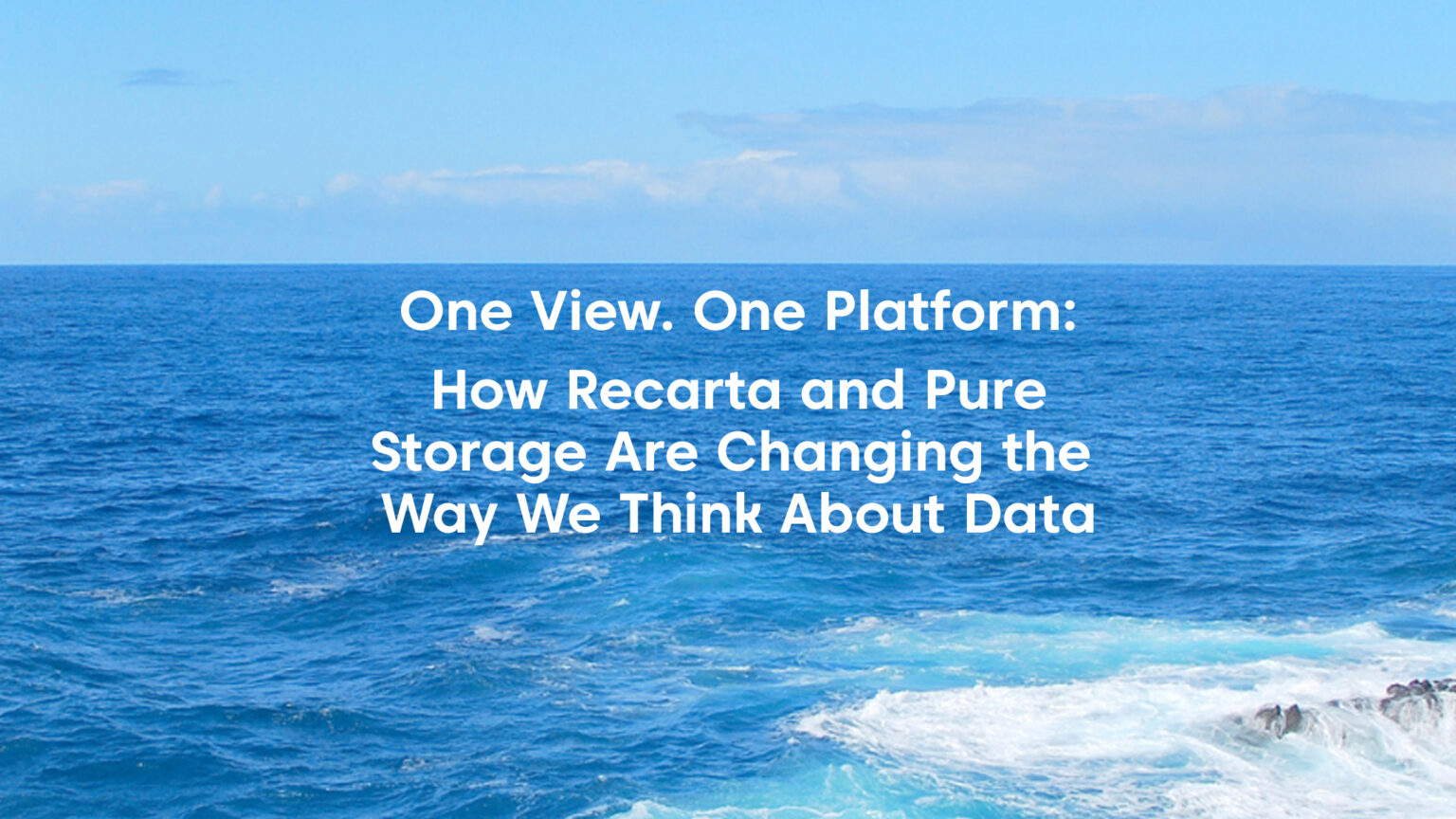 One-View-One-Platform - Recarta - Dependable IT Infrastructure Experts